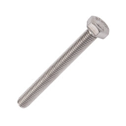 Varžtas šešiakampe galva, nerūdijančio plieno, su pilnu sriegiu DIN933